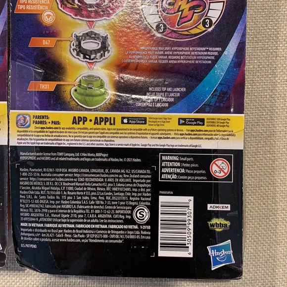 Hasbro | Toys | Beyblade Burst Rise Hypersphere Poison Cyclops C5 Flare ...